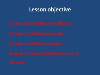 Grade 7 diffusion PPT | PPTX