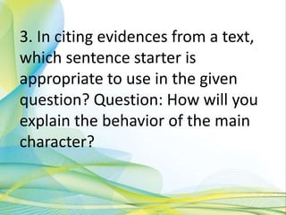 Grade 7- Citing Evidences.pptx