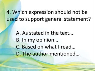Grade 7- Citing Evidences.pptx