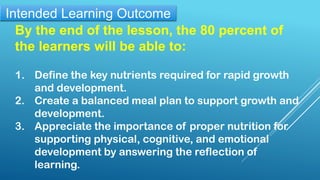 Grade 7 - Health - Lesson 3. Lesson about Health | PDF