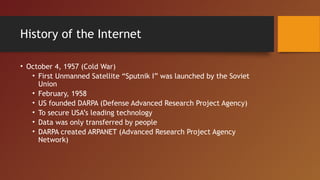 Grade 7 history of internet | PPT