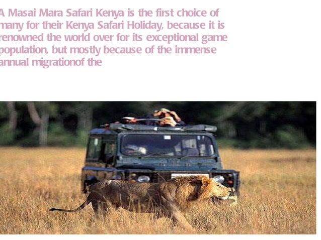 Grade 7#4 masai mara | PPT