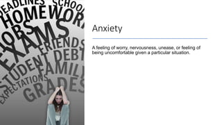 Grade 7 Anxieties and Worries | PPTX