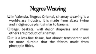 Art of weaving of Visayan and Mindanao | PPTX