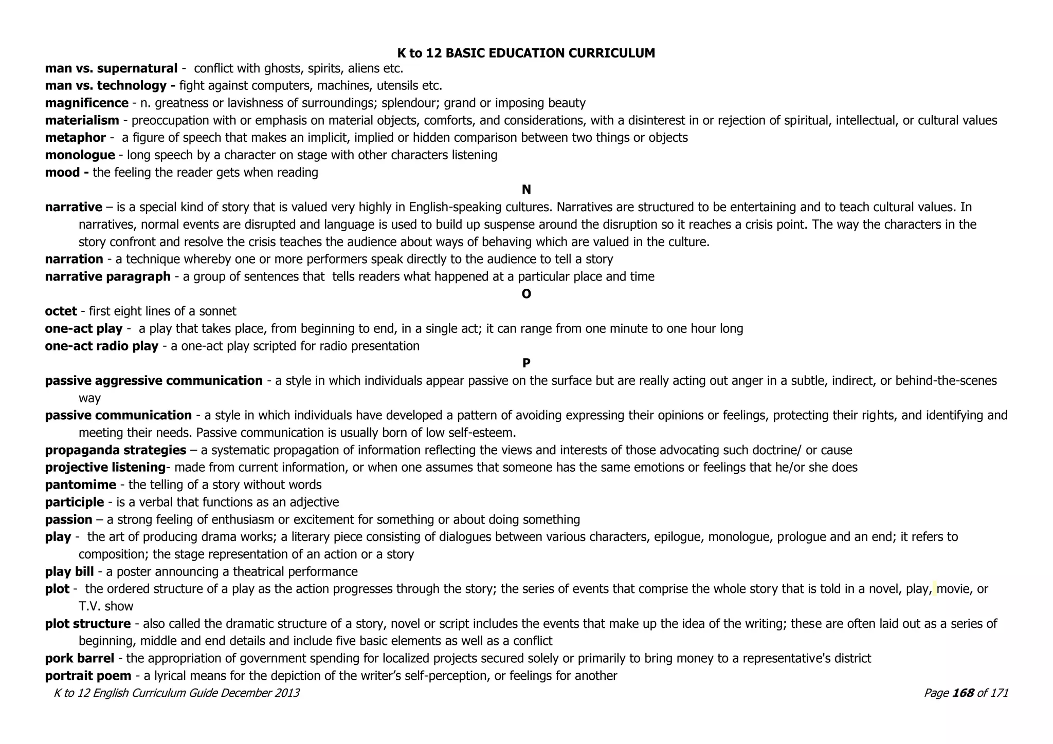 DepED K to 12 English Grade 7 Curriculum Guide (CG) --> 1-10-2014 | PDF