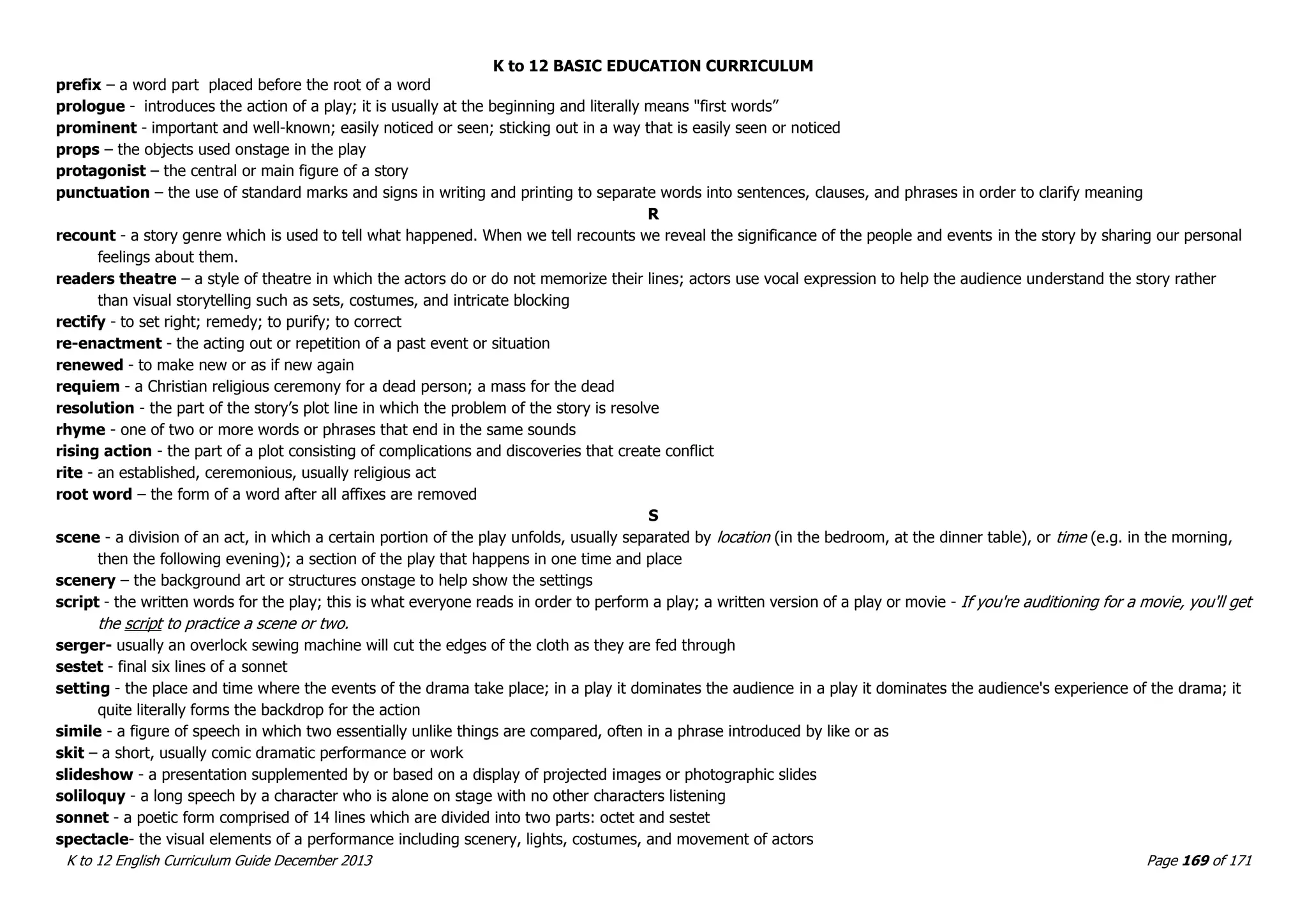 DepED K to 12 English Grade 7 Curriculum Guide (CG) --> 1-10-2014 | PDF