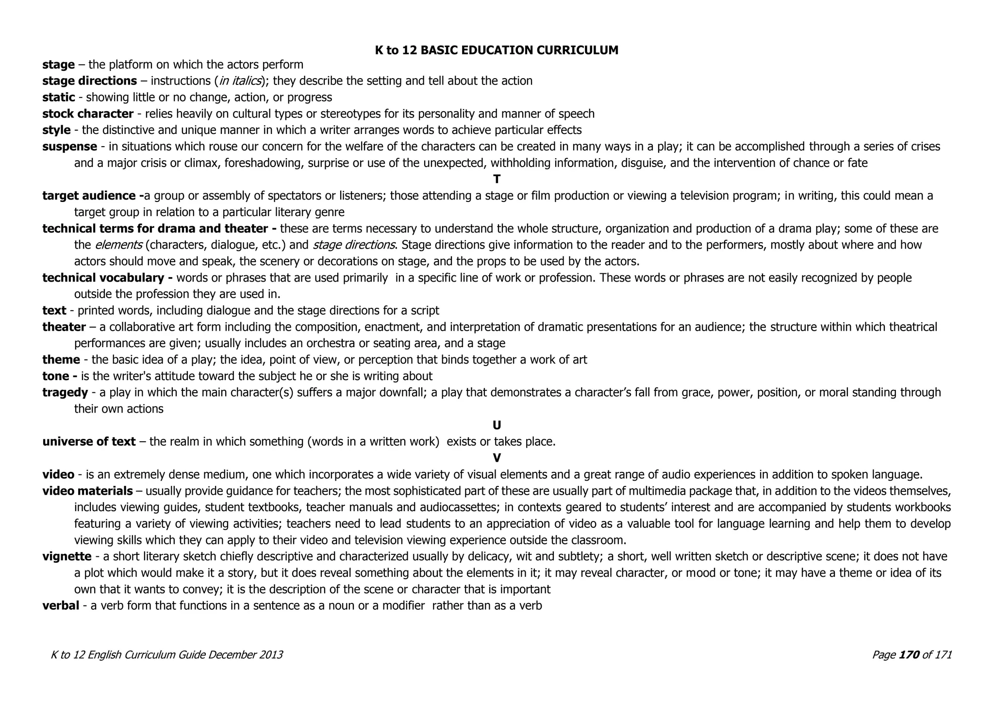 DepED K to 12 English Grade 7 Curriculum Guide (CG) --> 1-10-2014 | PDF