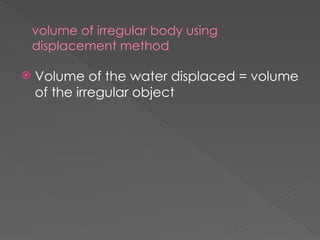 GRADE 7 ICSE PHYSICS - PHYSICAL QUANTITIES AND MEASURMENT | PPTX