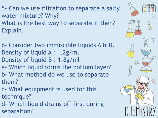 Grade 7 chapter 2 separation techniques | PPTX | Chemistry | Science