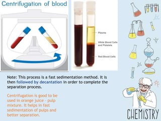 Sedimentation Method Of Separation