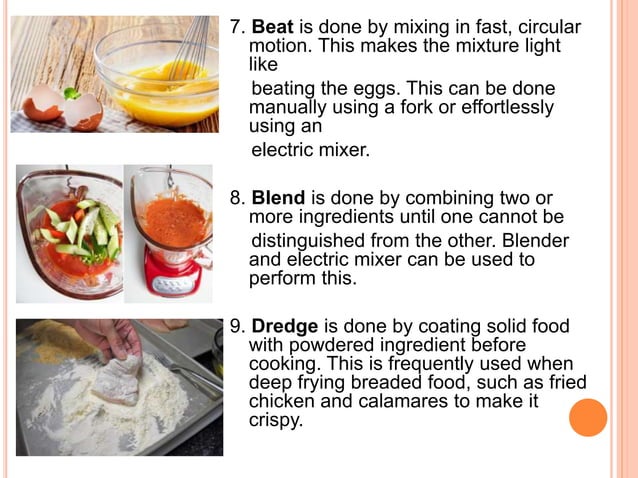 GRADE 7 COOKERY.pptx | Desserts and Baking | Food & Drink