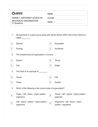 GRADE 7_ DIFFERENT LEVELS OF BIOLOGICAL ORGANIZATION.pdf