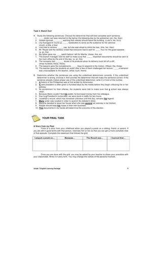 Grade 7 Eng 2nd Quarter Docx