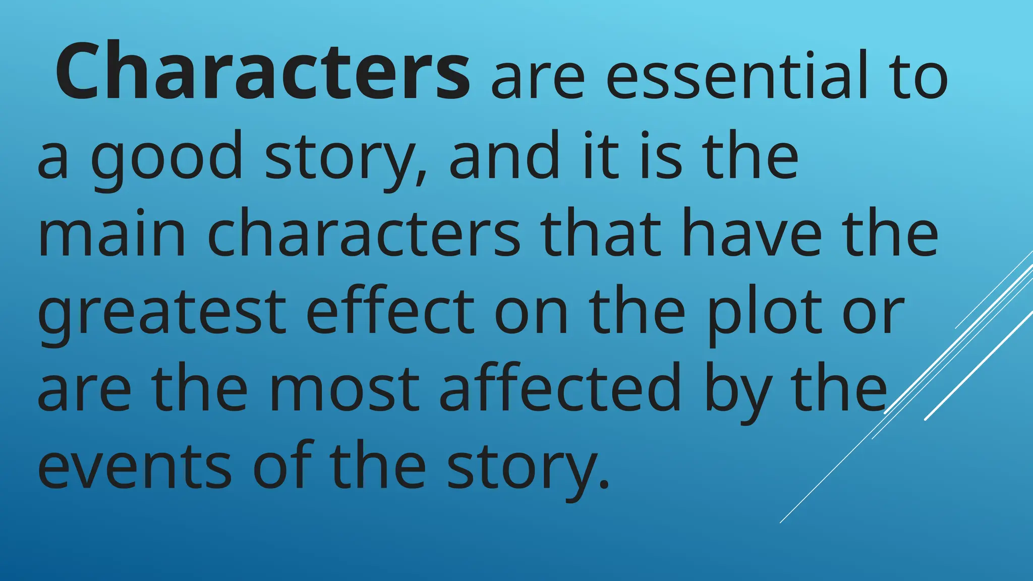 Structural Context in Reading: Plot Character and Characterization | PPTX