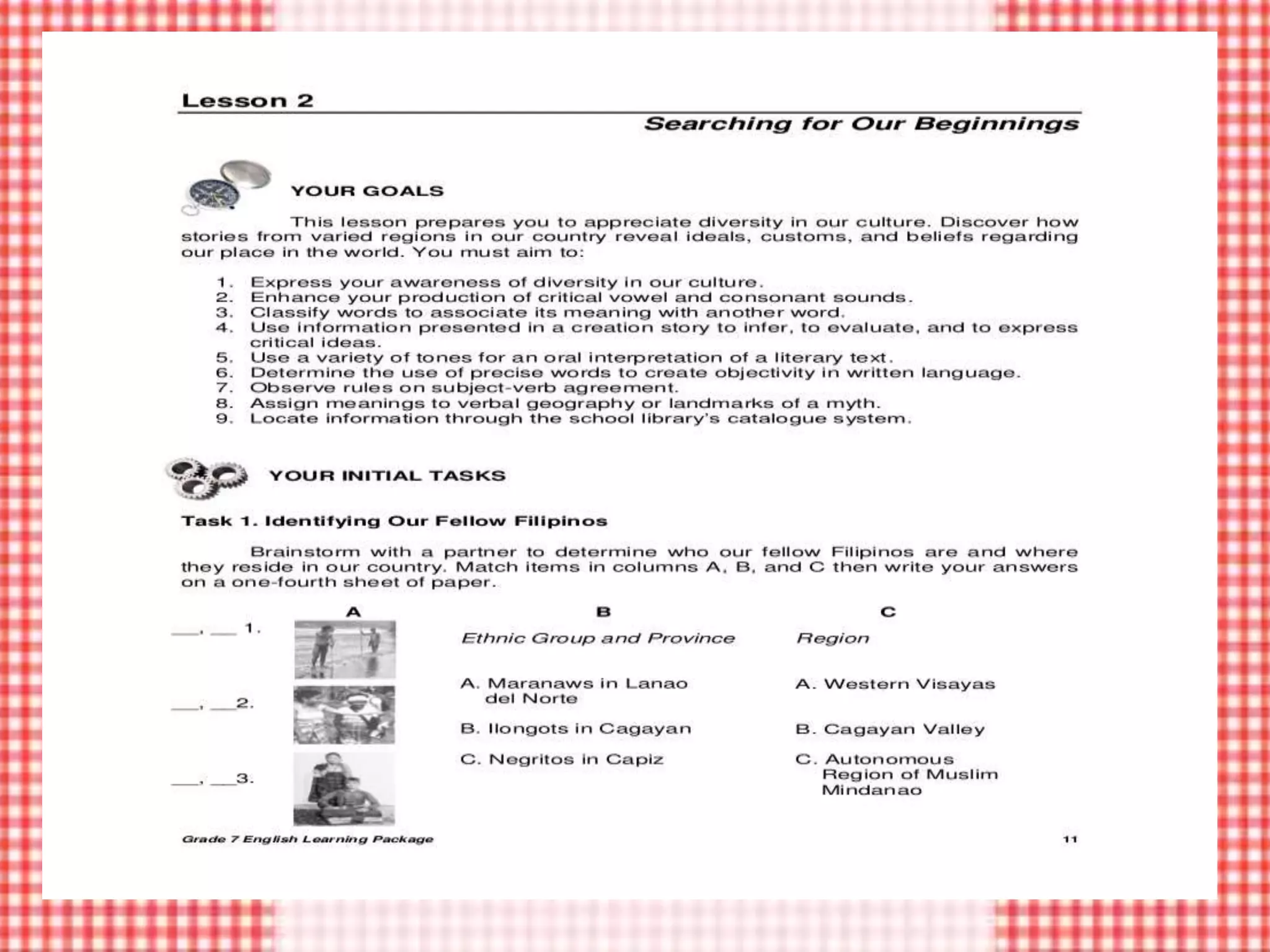 Grade 7 english learning package | PPT