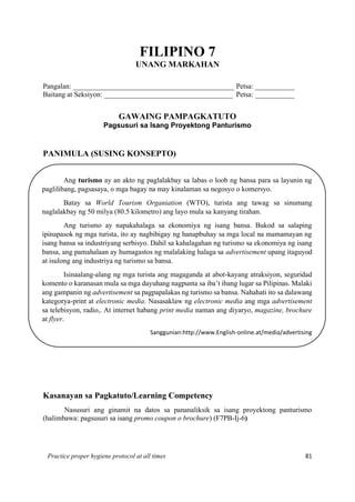 Grade 7 Filipino LAS.pdf