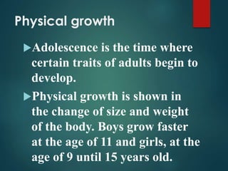 Growth and development | PPTX