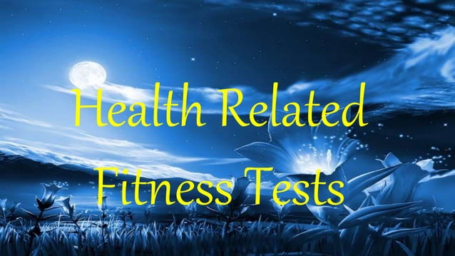 Grade 7 health related fitness test | PPTX