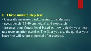 Grade 7 health related fitness test | PPTX