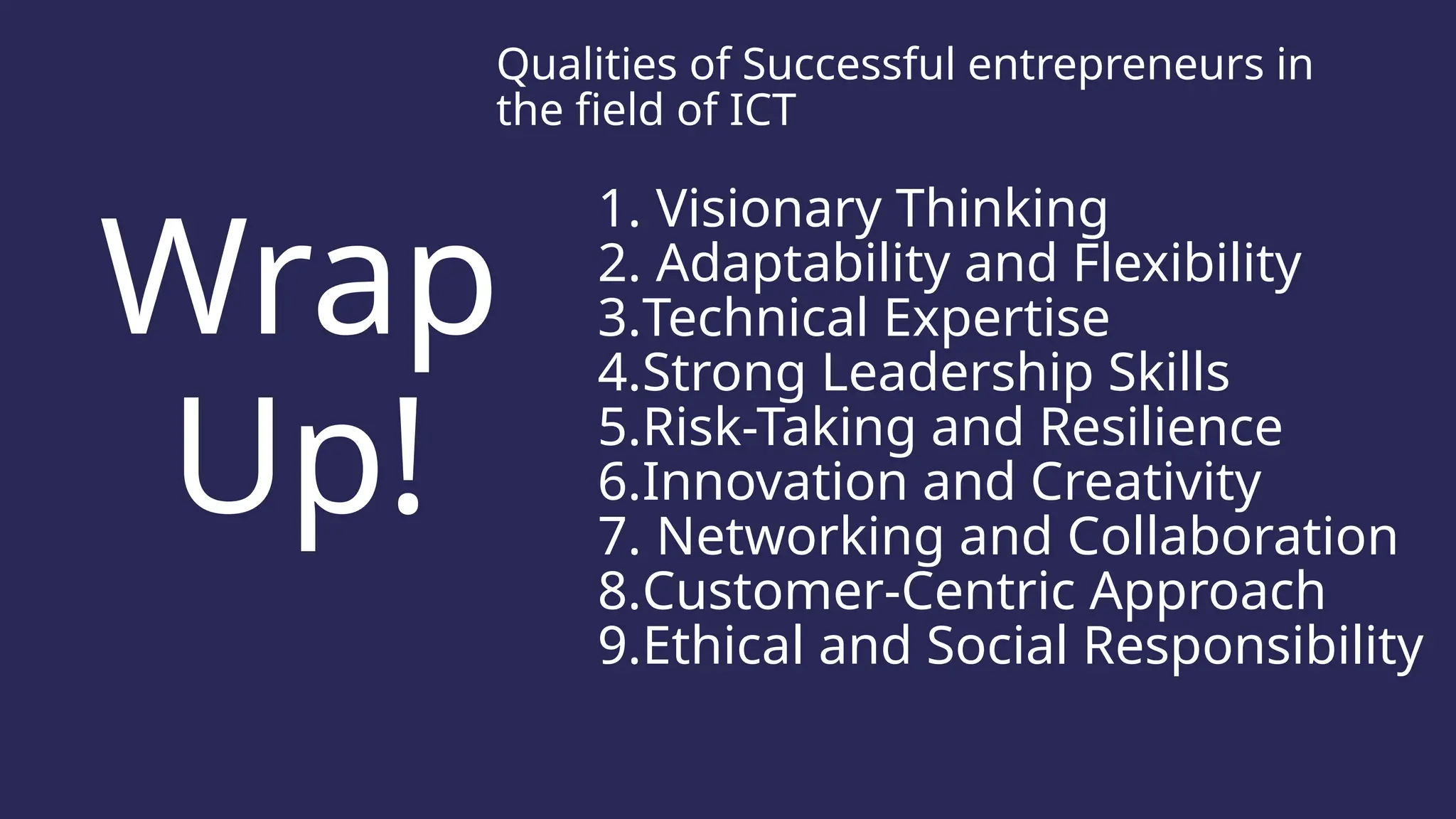 Grade 7 ICT - Qualities of Successful entrepreneurs in the field of ICT- MATATAG Curriculum ...