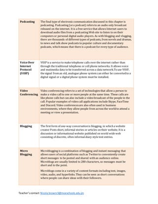 Grade 7 Data Communication Lesson | DOCX