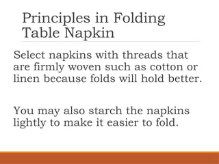 GRADE 7 L1 3rd Quarter Table Napkin Folding.pptx