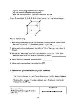 Grade 7 Learning Materials In Math | PDF