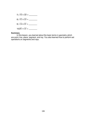 Grade 7 Learning Materials In Math | PDF