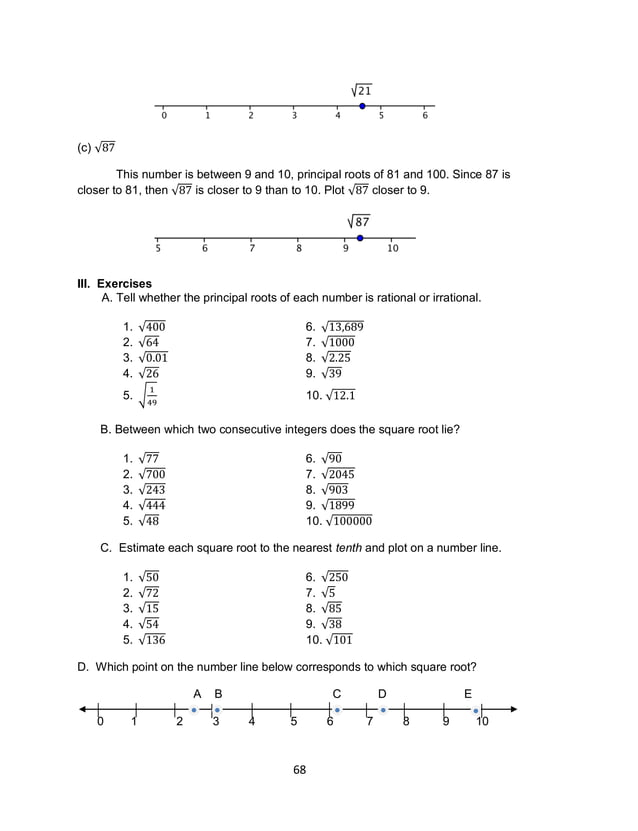 Grade 7 Learning Materials In Math