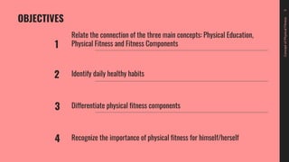 PE 7 | Lesson 1: CONCEPT OF PHYSICAL FITNESS | PPTX