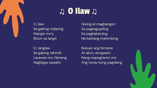 MUSIC 7 | Lesson 1: PHILIPPINE FOLK SONG | PPTX