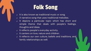 MUSIC 7 | Lesson 1: PHILIPPINE FOLK SONG | PPTX