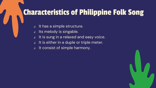 MUSIC 7 | Lesson 1: PHILIPPINE FOLK SONG | PPTX