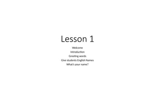 Grade 7 Lesson for the first day of class | PPTX
