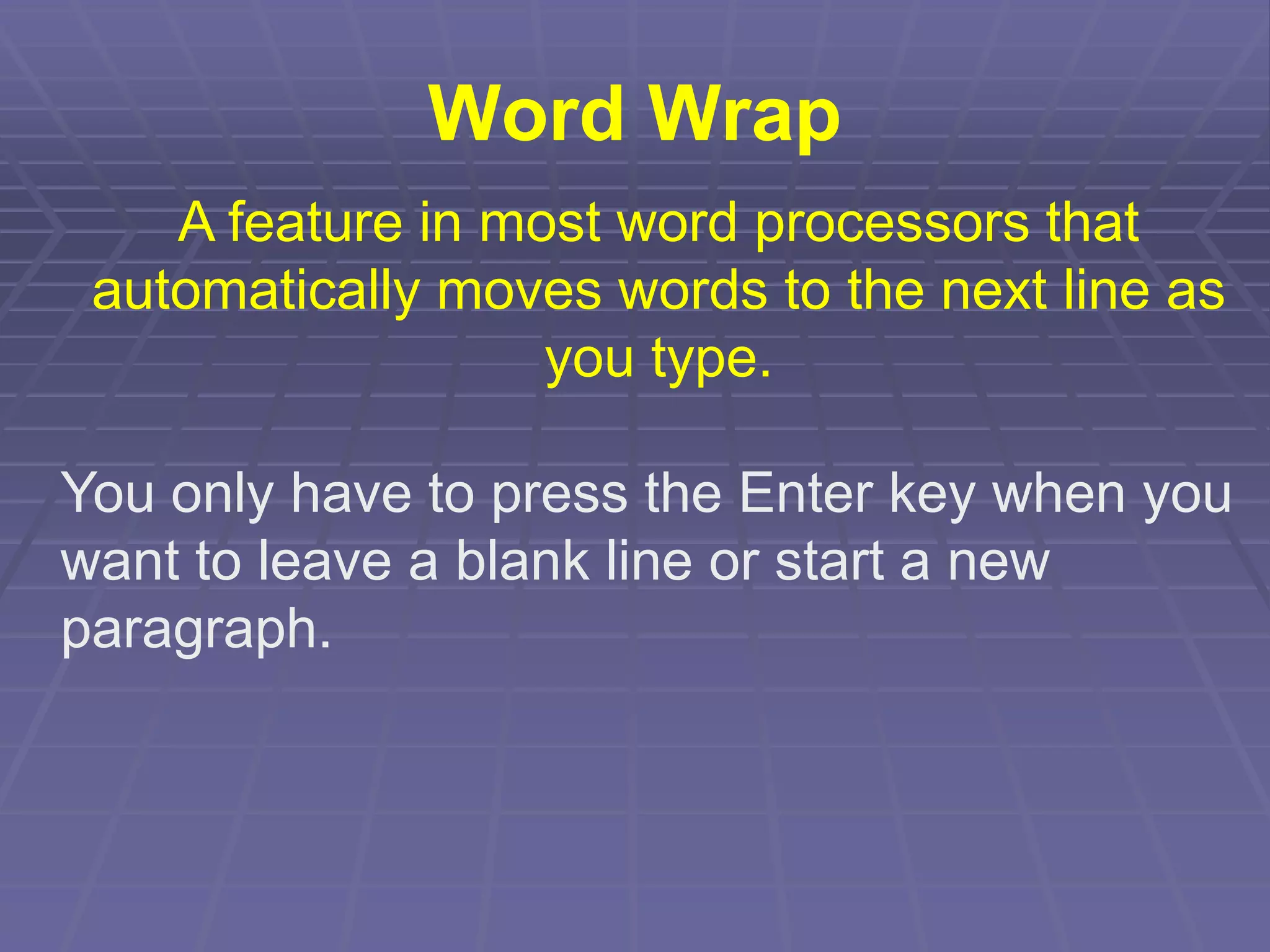 GRADE 7 LESSON 5 MS WORD INTRO.ppt