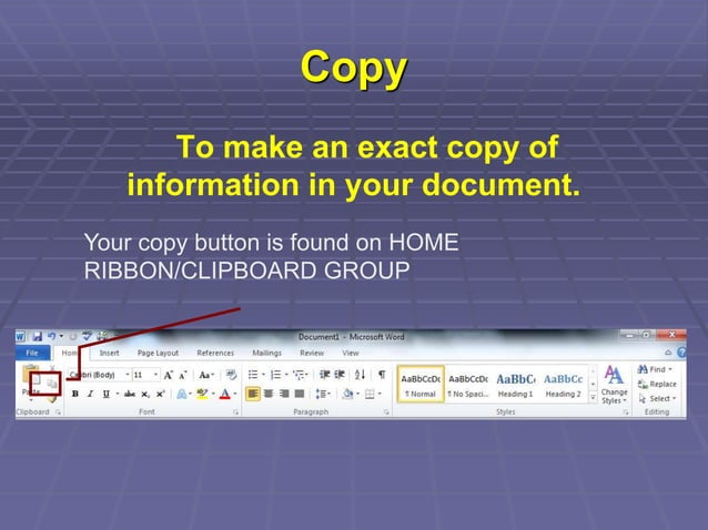 GRADE 7 LESSON 5 MS WORD INTRO.ppt