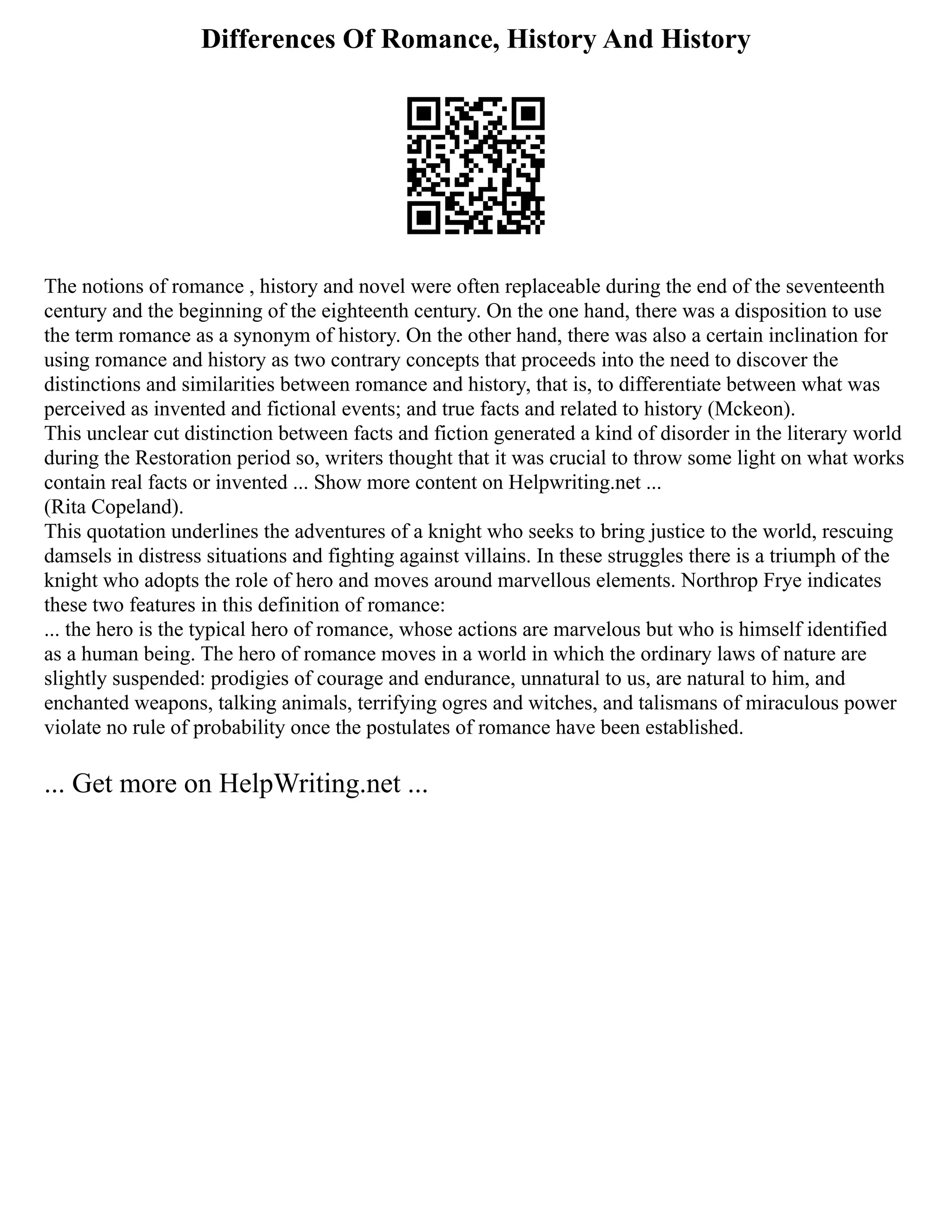 Grade 7 Level 3 Writing Sample | PDF