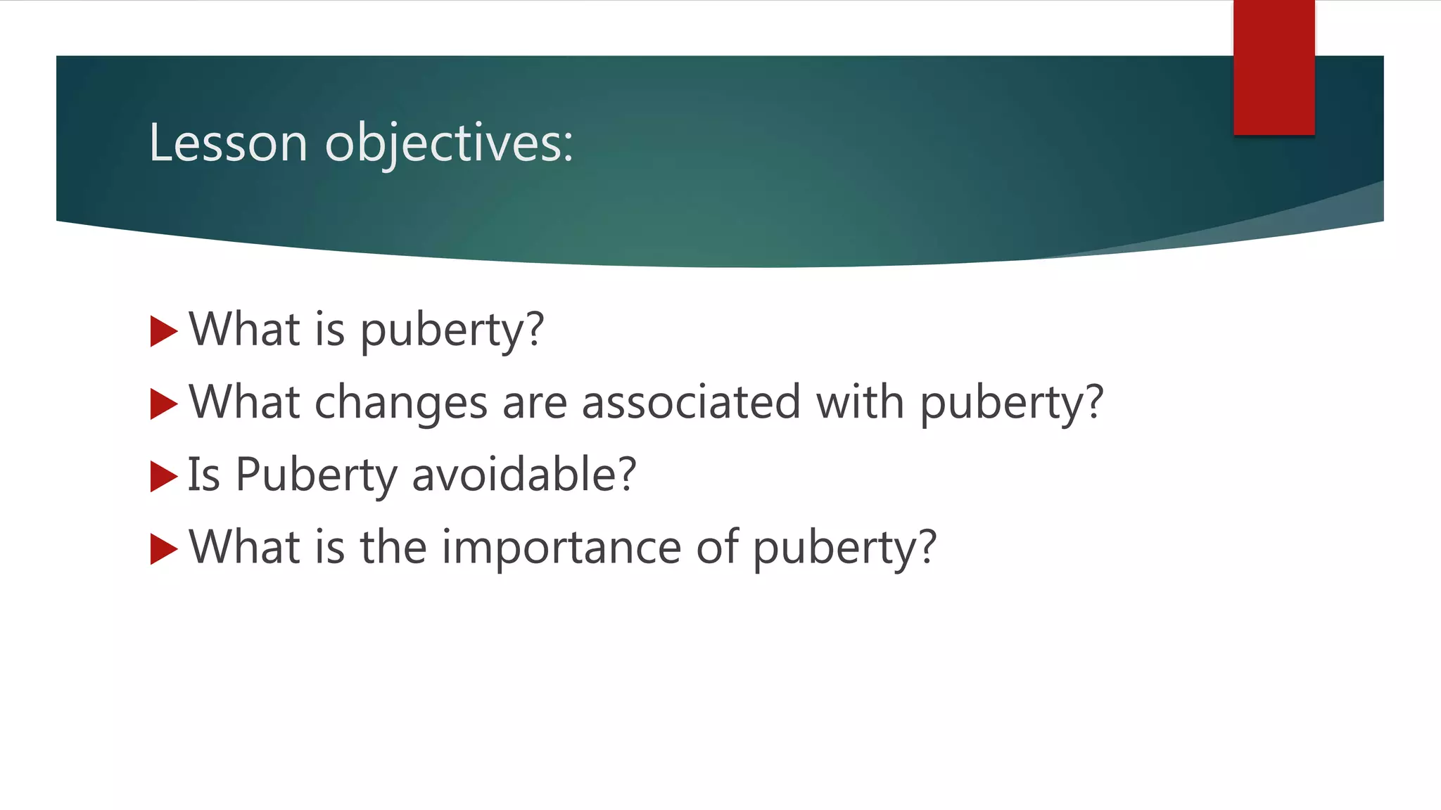 Grade 7 Life Orientation PowerPoint presentation on Puberty. | PPTX