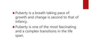 Grade 7 Life Orientation PowerPoint presentation on Puberty. | PPTX