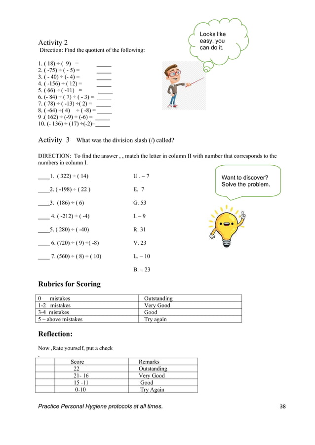 Grade 7 Mathematics Final.pdf learning a | PDF