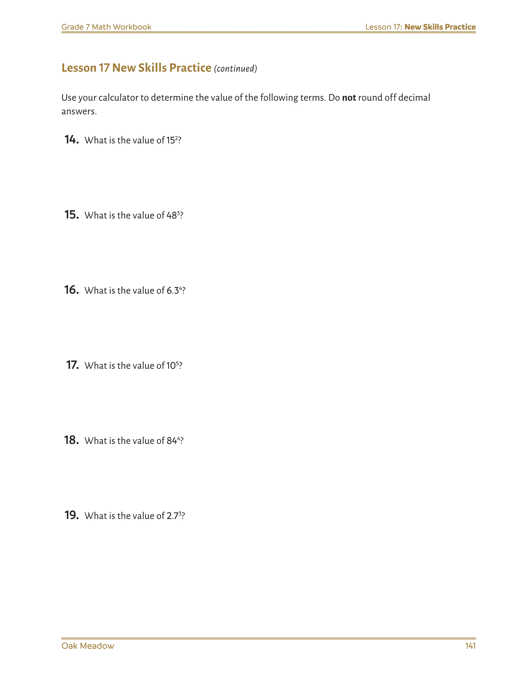 Mathematics Workbook for Grade 7 Students | PPT