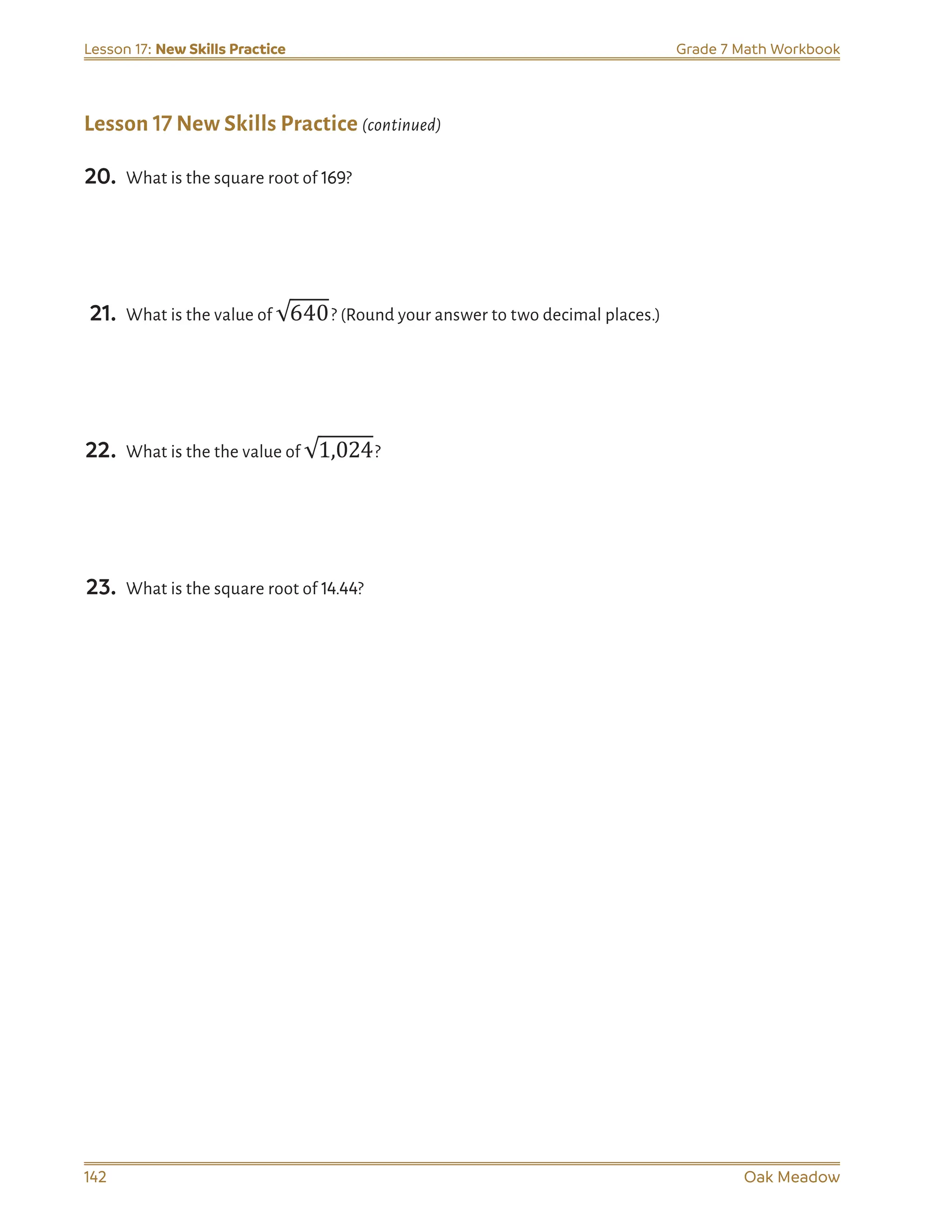 Mathematics Workbook for Grade 7 Students | PPT