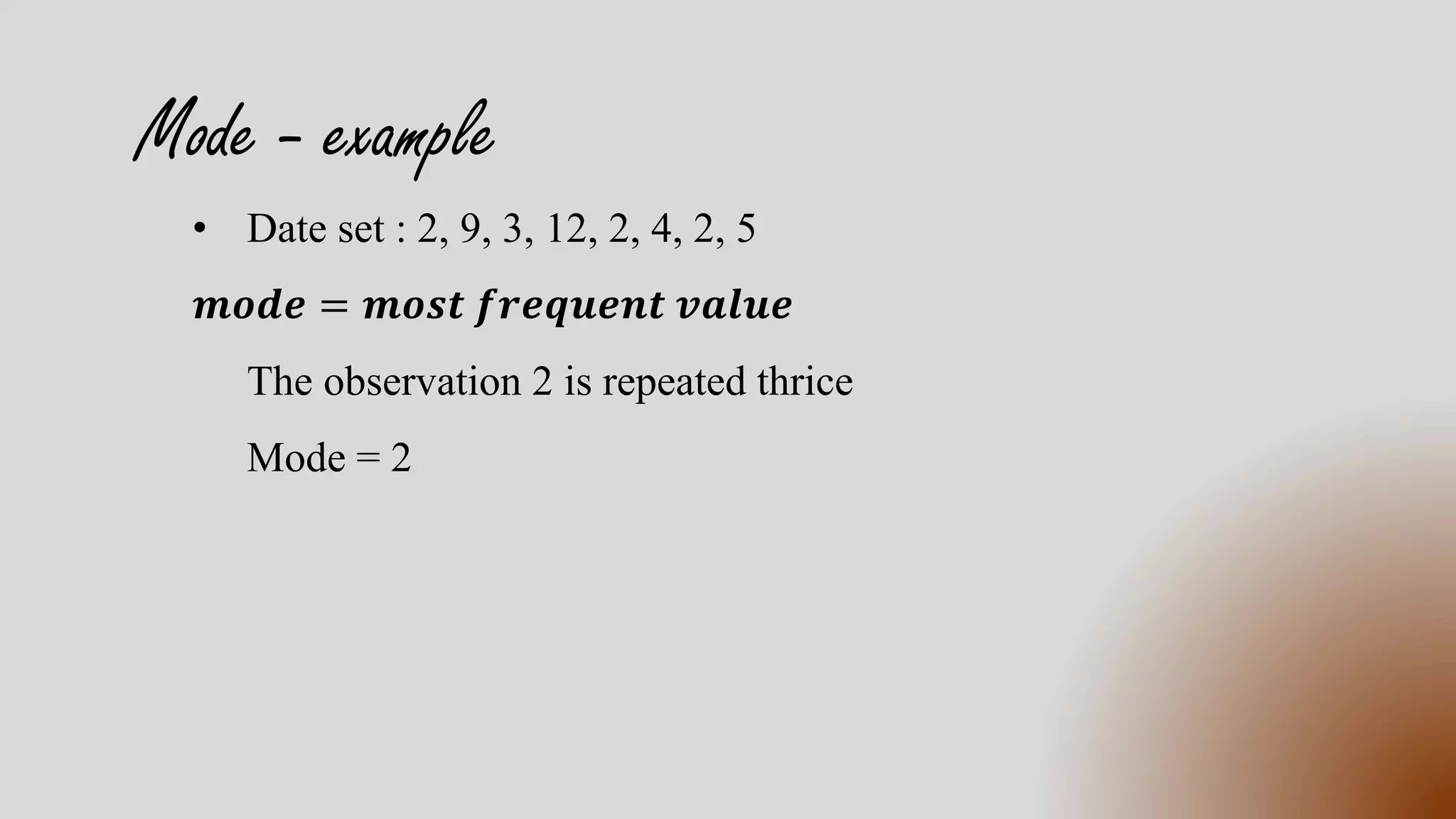 Mean, Median, Mode | PDF