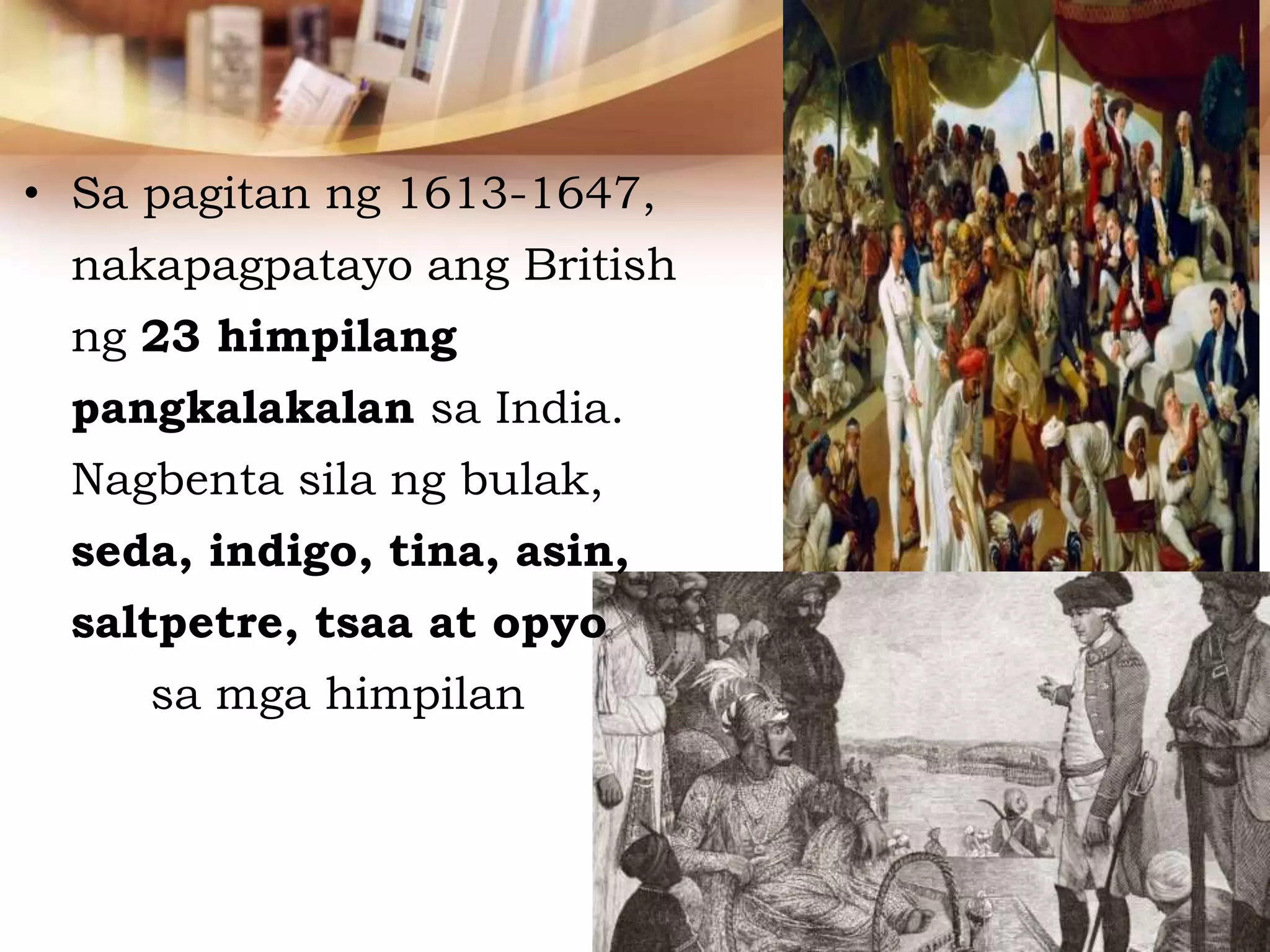 Grade 7 mga epekto ng imperyalismo sa timog at kanlurang asya | PPTX