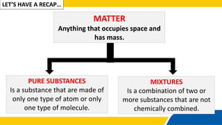 ALL ABOUT MIXTURES IN GRADE 7 CLASS PPTX | PPTX