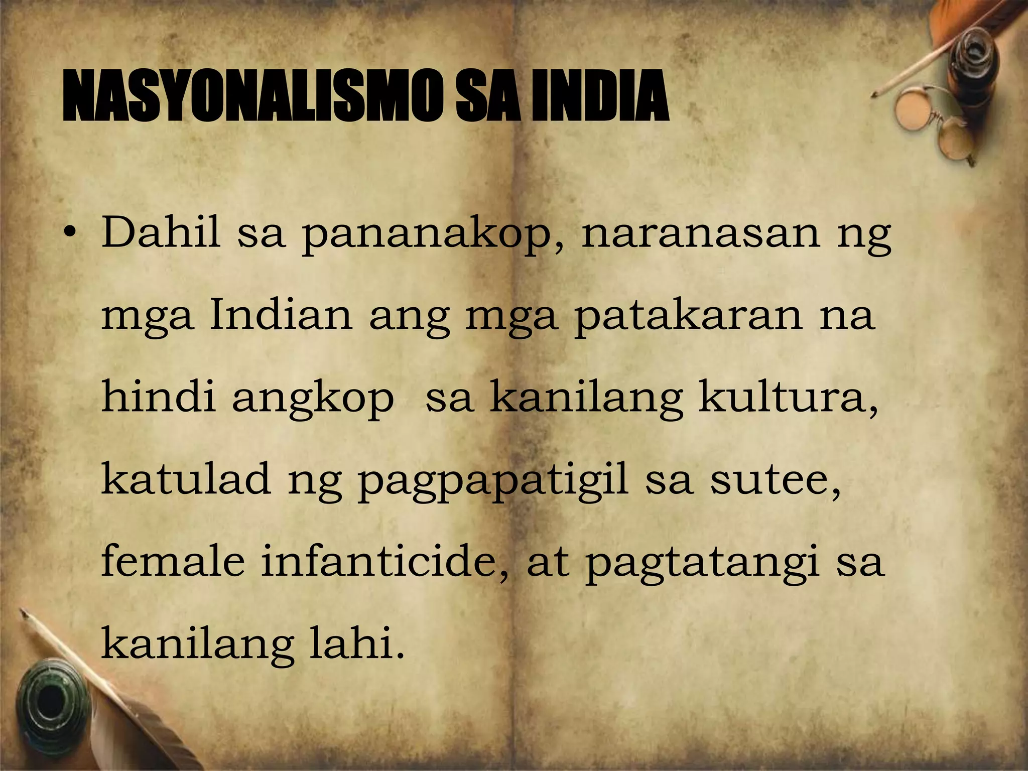 Grade 7 nasyonlismo sa timog at kanlurang asya | PPTX
