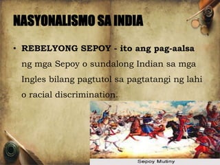 Grade 7 nasyonlismo sa timog at kanlurang asya | PPTX