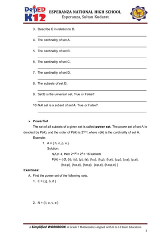 Grade 7 new module Math | PDF