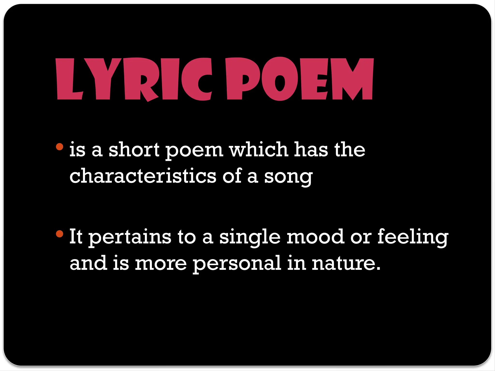 Grade 7 poetry powerpoint presentationnn | PPTX