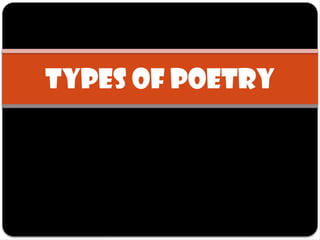 Grade 7 poetry powerpoint presentationnn | PPTX